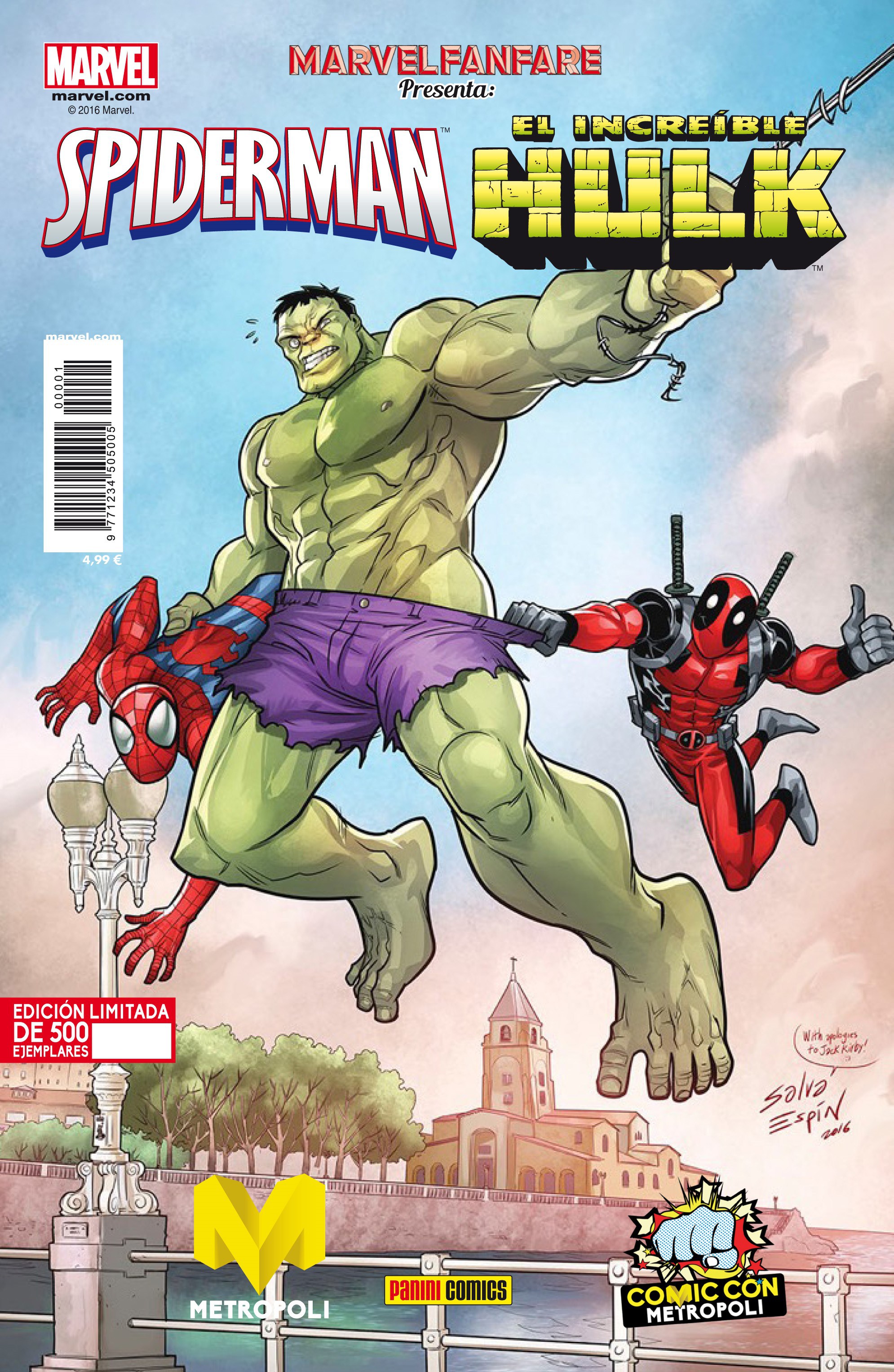 Ganador del sorteo de Marvel Fanfare Presenta Spiderman / Hulk