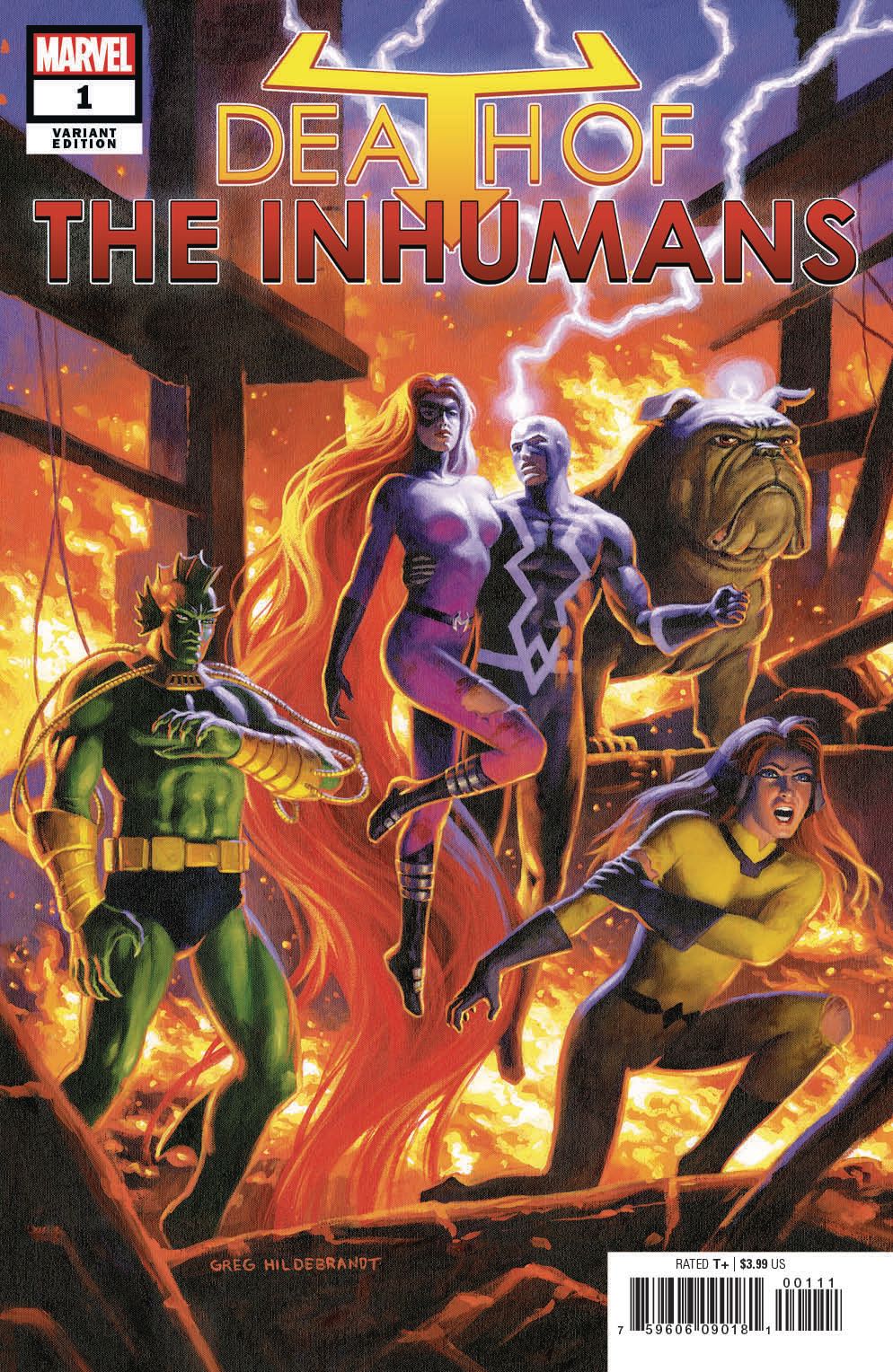Previo: La muerte de Los Inhumanos (100% Marvel HC)