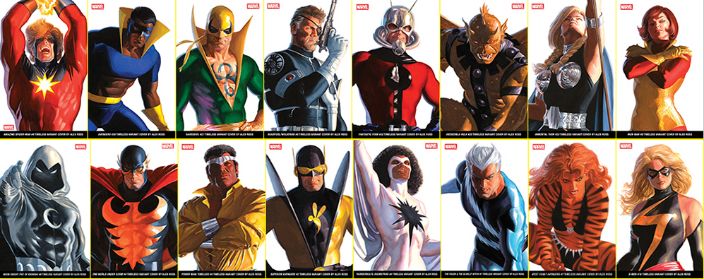 Alex Ross retrata a más personajes del Universo Marvel