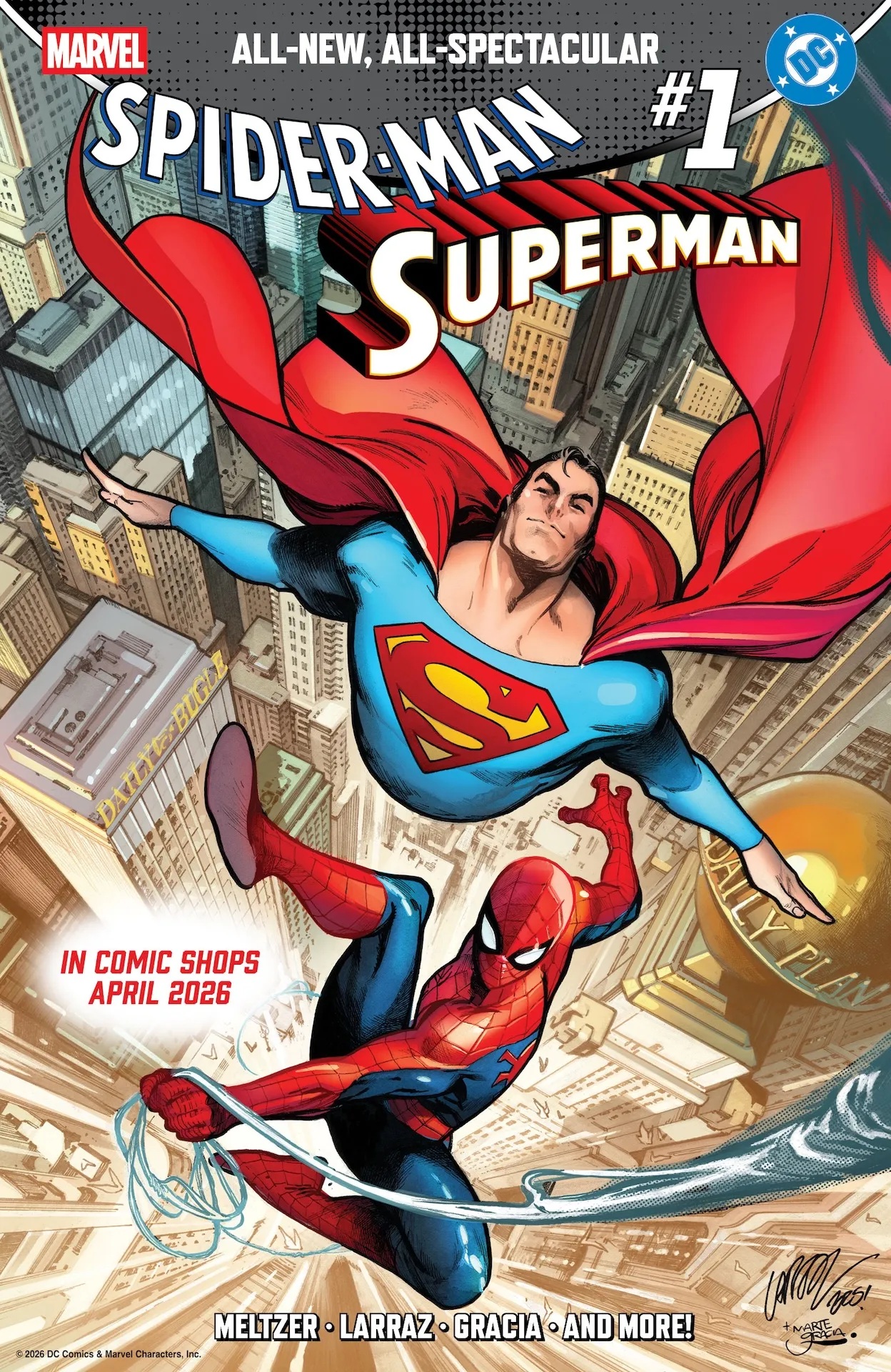 Spiderman y Superman se vuelven a encontrar de la mano de Brad Meltzer ...